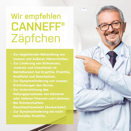 CANNEFF SUP Rektalzäpfchen mit CBD – canneff